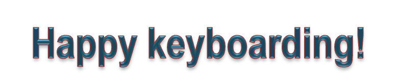 Orientation to Keyboarding Online and GDP